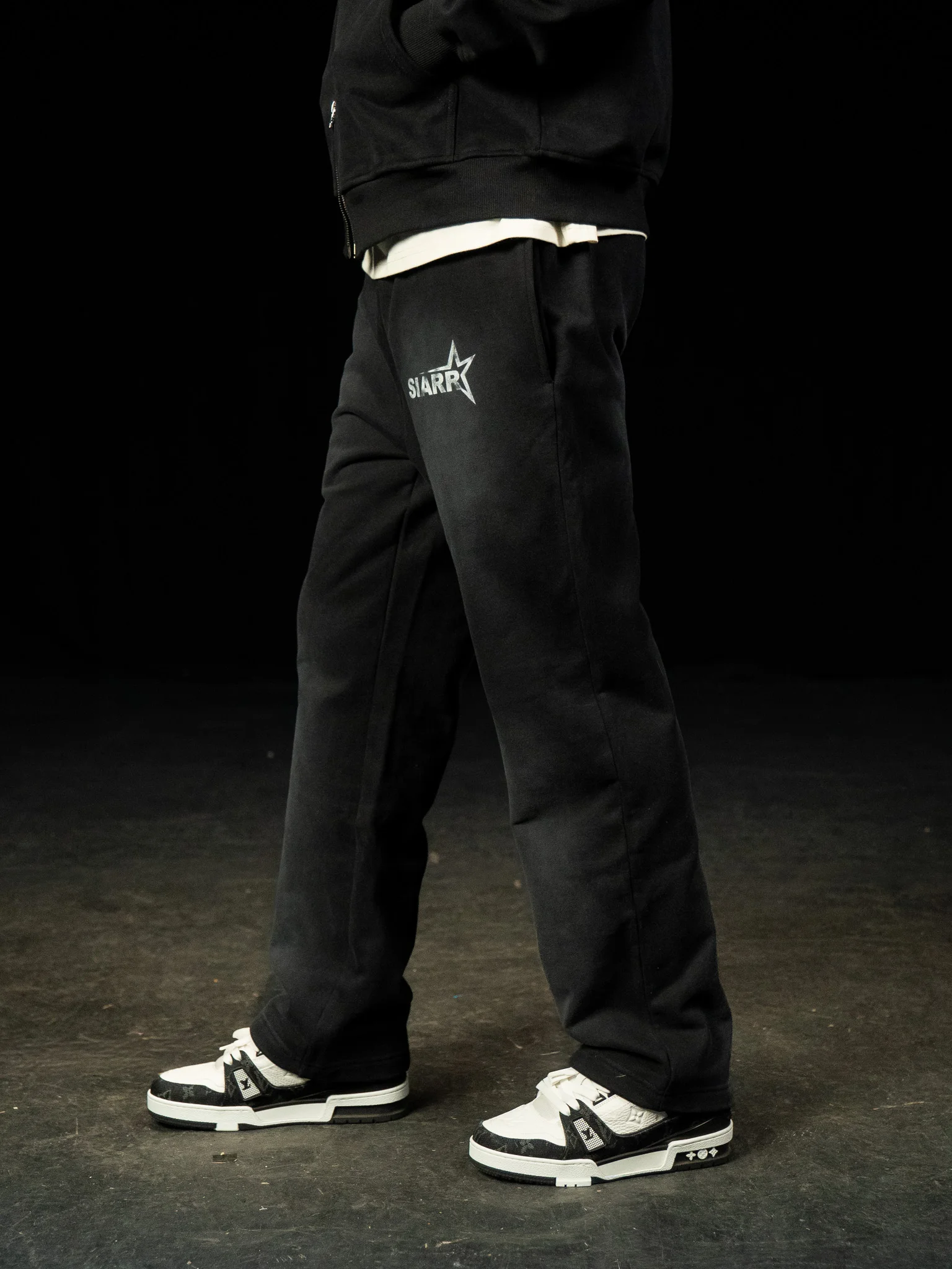 Sun Fade Joggers - Black - SIARR