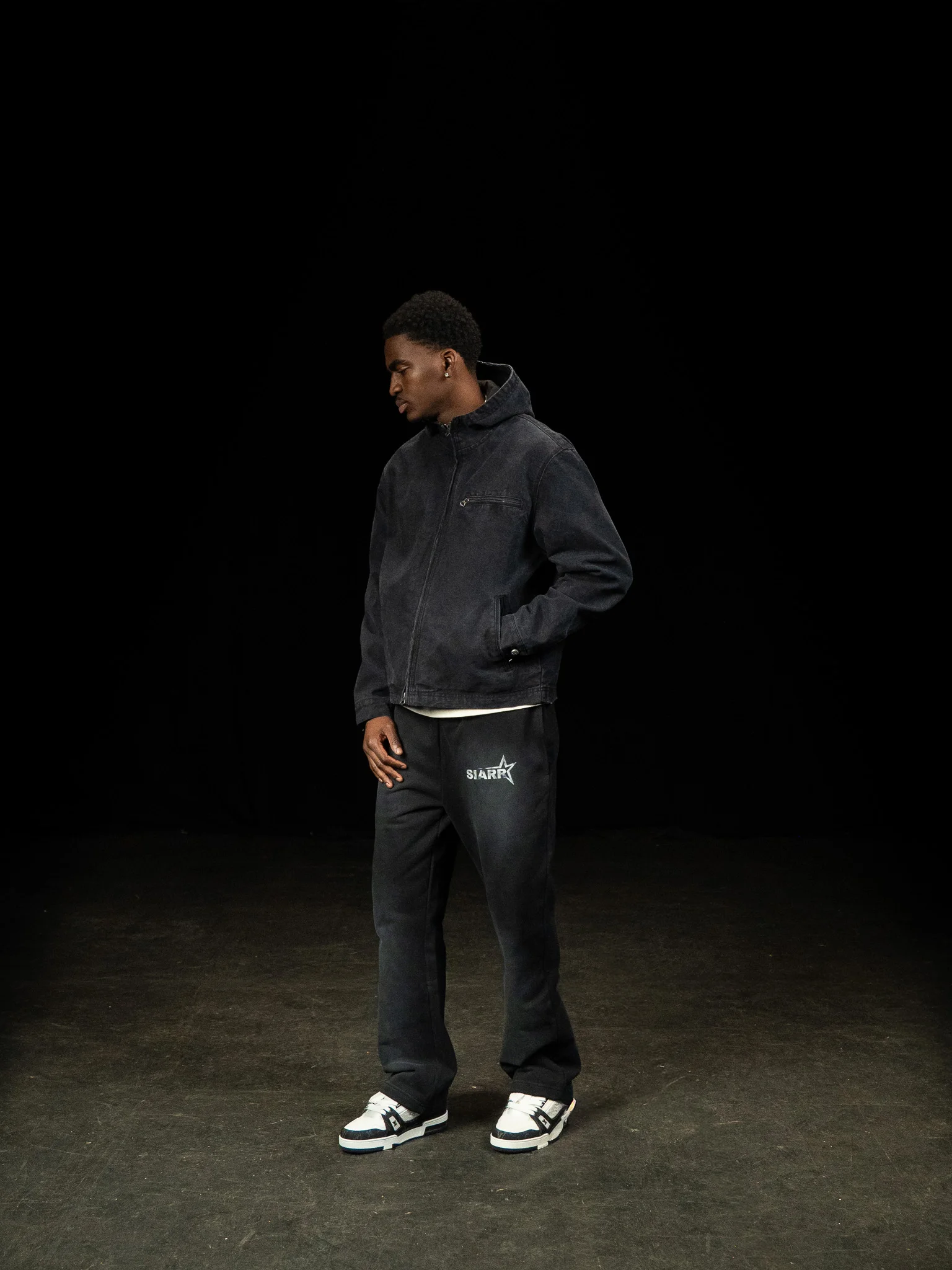 Denim Hooded Jacket - SIARR